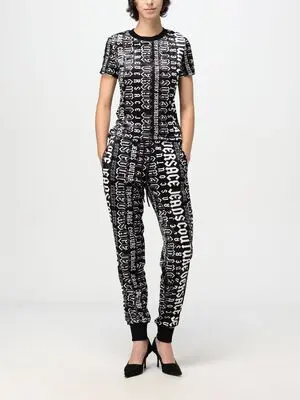 Versace Printed Pants - Black