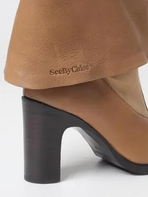 See By Chloé Leather Boots - Brown