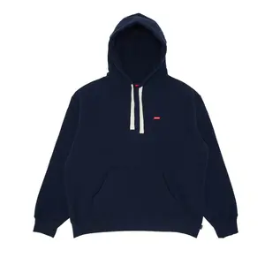 Supreme Small Box Drawcord Hooded Sweatshirt - Blue | Editorialist