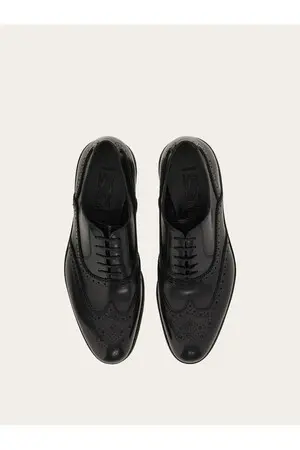 FERRAGAMO Tramezza Oxford Brogue - Black