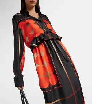 Khaite Lilila Printed Maxi Skirt