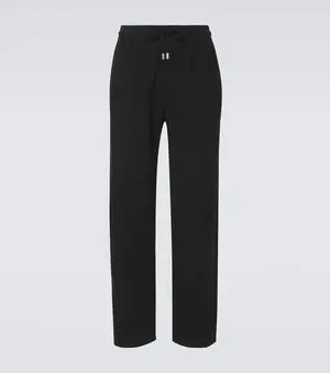 Vilebrequin Pacha Linen Wide-leg Pants - Black