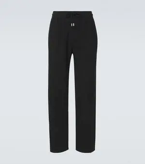 Vilebrequin Pacha Linen Wide-leg Pants - Black