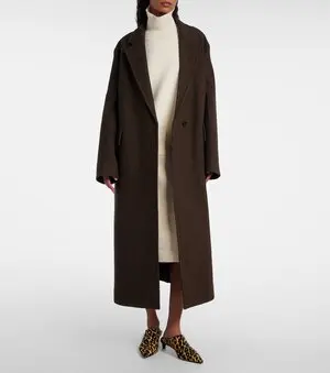 JIL SANDER Wool-blend Wrap Skirt