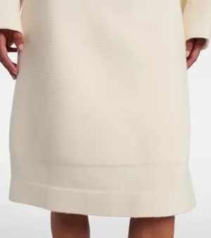JIL SANDER Wool-blend Wrap Skirt
