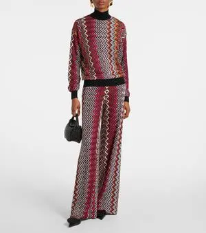 Missoni Wide-leg Pants - Multicoloured