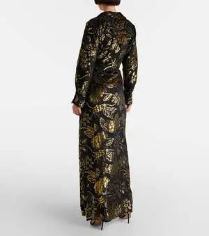Simkhai Marzia Velvet Wrap Dress