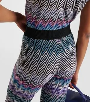 Missoni Zig Zag Flared Pants - Multicoloured