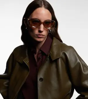 Loewe Anagram Cat-eye Sunglasses - Pink