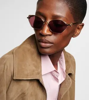 Loewe Anagram Cat-eye Sunglasses - Pink