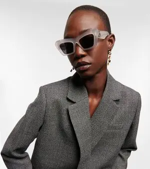 Loewe Anagram Cat-eye Sunglasses - White