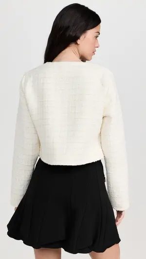 Line & Dot Kinzie Metallic Tweed Top