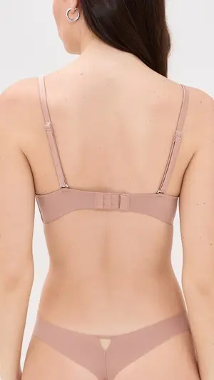 FLEUR DU MAL Le Stretch Micro U-plunge Bra - Tan