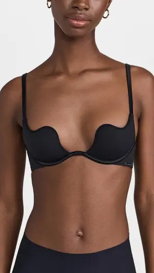 FLEUR DU MAL Le Stretch Micro U-plunge Bra - Black