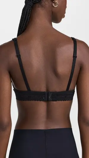 Simone Perele Eugenie Sheer Plunge Bra - Black