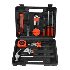 PURSONIC Handy Solutions 16-piece Household Tool Kit - Black