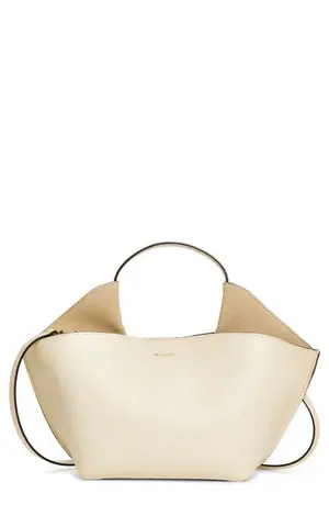 REE PROJECTS Mini Ann Leather Tote - Beige