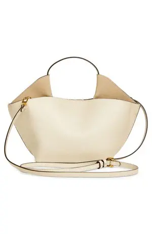 REE PROJECTS Mini Ann Leather Tote - Beige