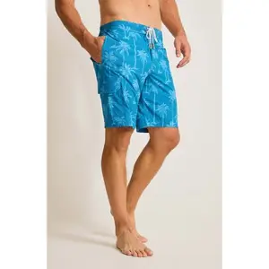 Tommy Bahama Baja Palmero Swim Trunks - Blue Allure