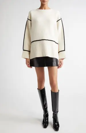STAND STUDIO Bella Oversized Wool Sweater
