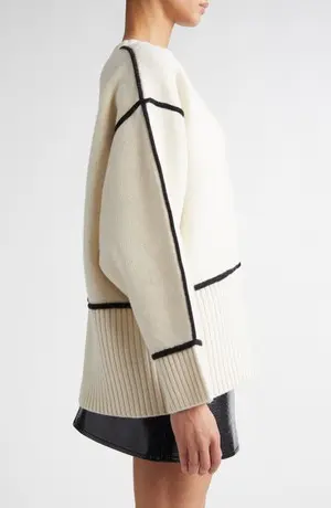 STAND STUDIO Bella Oversized Wool Sweater