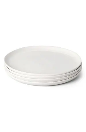 FABLE The Dinner Set Of 4 Plates - Cloud White