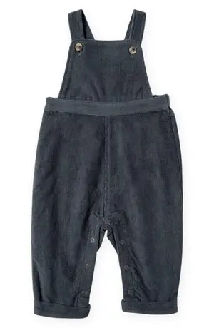 PEHR Organic Cotton Corduroy Overalls - Ink Blue