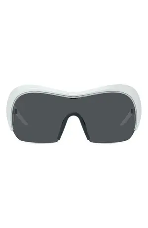 Givenchy Geometric Shield Sunglasses - White/smoke