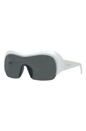 Givenchy Geometric Shield Sunglasses - White/smoke