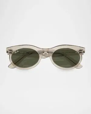 Ray-ban Wayfarer Oval Sunglasses - Green