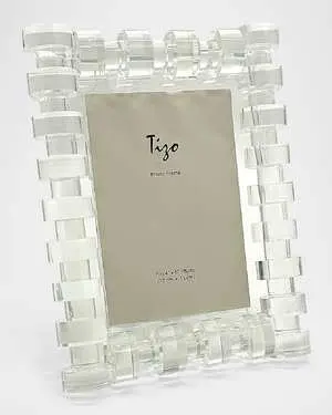 TIZO Crystal Rings Frame, 4" X 6" Clear