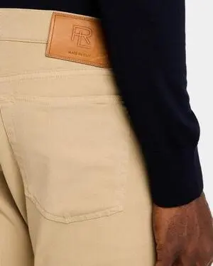 Ralph Lauren Purple Label Apos;s Slim Fit Stretch Twill Pants - Tan