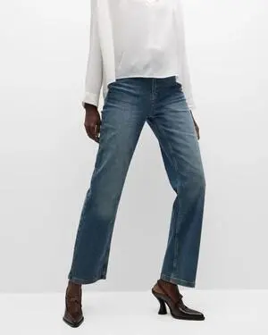 Vanessa Bruno Og Benito High-rise Straight Jeans
