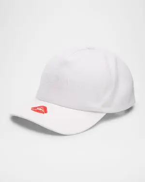 Balmain Balmain Kiss Cotton Baseball Cap - White Red