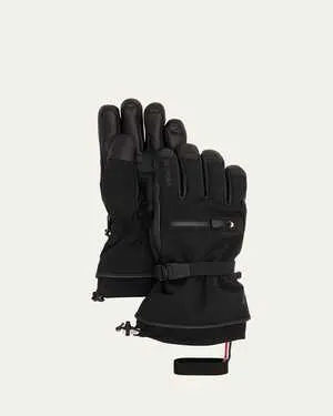 Moncler Padded Ski Gloves - Black