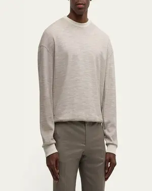 Giorgio Armani Pique Wool-blend Sweater