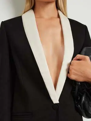 THE GARMENT Slim Fit Viscose-blend Blazer