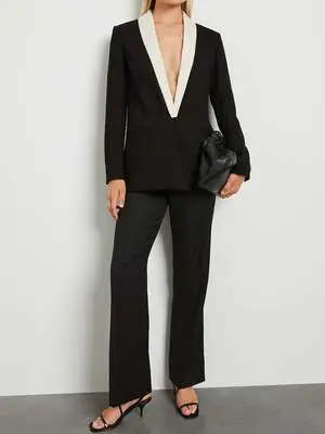 THE GARMENT Slim Fit Viscose-blend Blazer
