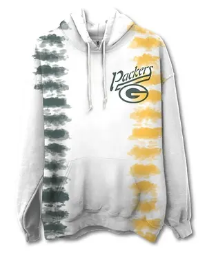 Junk Food Clothing Nfl Green Bay Packers Stitch Hoodie - Tie Dye