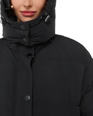 Whistles Una Puffer Coat - Black