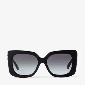 JIMMY CHOO Delphie Butterfly Sunglasses - Black