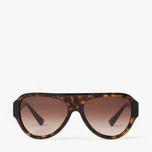 JIMMY CHOO Eira Aviator Sunglasses - Havana