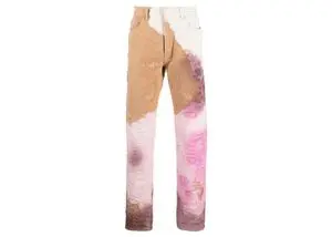 Givenchy Distressed Tie-dye Slim Fit Jeans