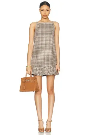 Ganni Checked Cocktail Dresses