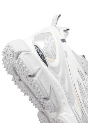 Off-White Panelled Mesh Lace-up Sneakers