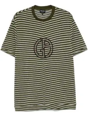 Giorgio Armani Flocked-logo T-shirt