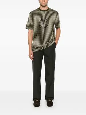 Giorgio Armani Flocked-logo T-shirt