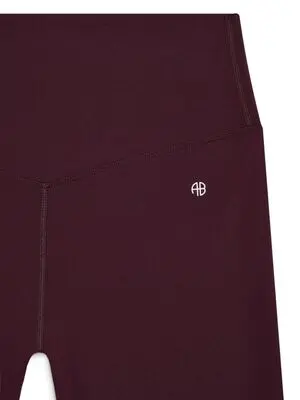 ANINE BING Logo-plaque Shorts