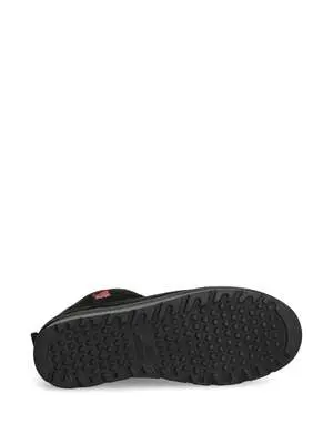 Moschino Logo-patch Boots - Black