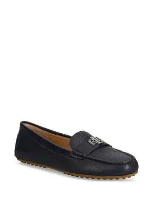Ralph Lauren Barnsbury Leather Driving Shoes - Blue
